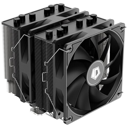 Кулер ID-COOLING SE-206-XT LGA20XX/1700/1200/115X/AM5/AM4 (8шт/кор, TDP 250W, PWM, черный, 6 тепл. трубок + медная база, 2 x FAN 120mm) RET