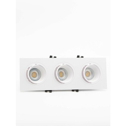 Встраиваемый светильник потолочный Maple Lamp RS-05-GU10-03SD-WHITE, белый, GU10