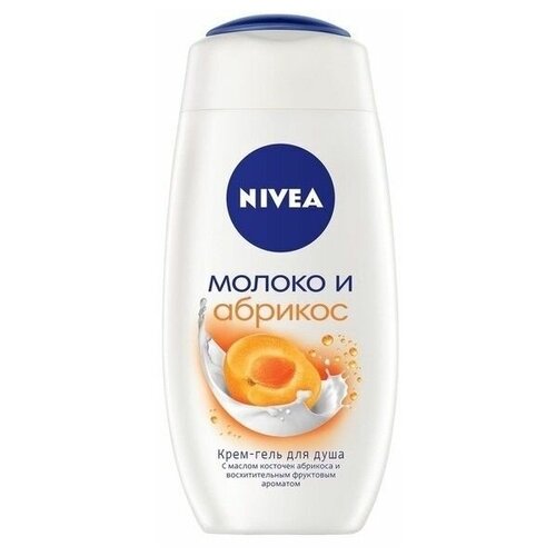 Крем-гель для душа Nivea "Молоко и Абрикос", 250 мл