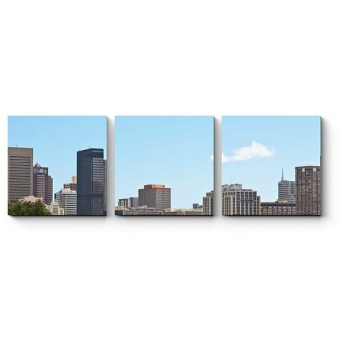 Модульная картина Городской пейзаж Кейптауна150x50