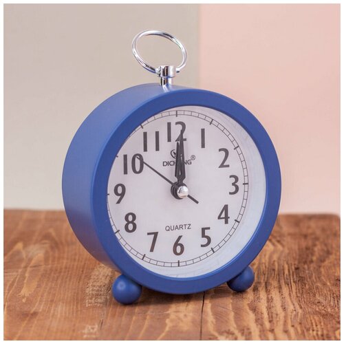 Часы-будильник "Каждый день", синий