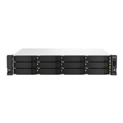 Qnap Дисковый массив TS-1264U-RP-4G Original Сетевое хранилище NAS 12-bay стоечный Celeron N5095