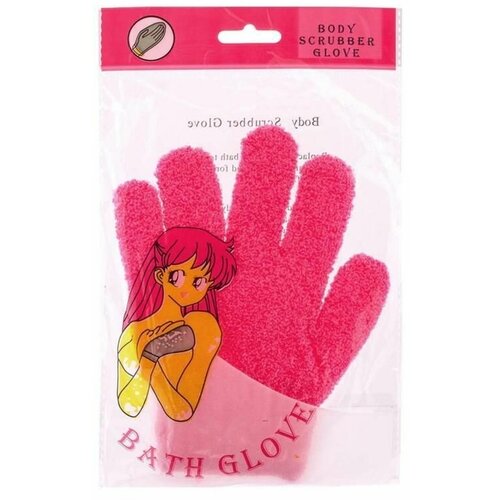 Антицеллюлитная массажная перчатка с эффектом пилинга body scrubber glove, 1 шт.