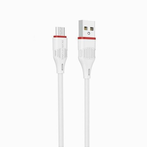 Кабель USB MicroUSB Borofone BX17 <белый>