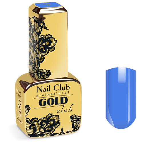 Nail Club professional Эмалевый гель-лак для ногтей с липким слоем GOLD CLUB 36 Floppy, 13 мл.