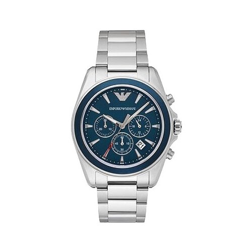Наручные часы EMPORIO ARMANI Sigma, серебряный, синий