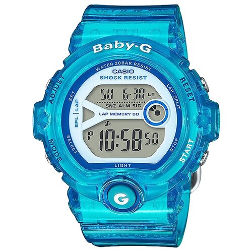 Наручные часы CASIO Baby-G BG-6903-2B, голубой, серый