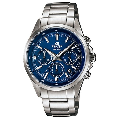 Наручные часы CASIO Edifice EFR-527D-2A, серебряный, синий
