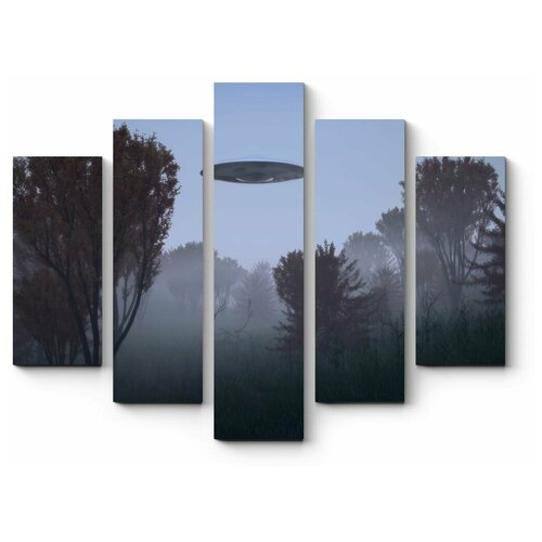 Модульная картина Таинственный туман 135x108