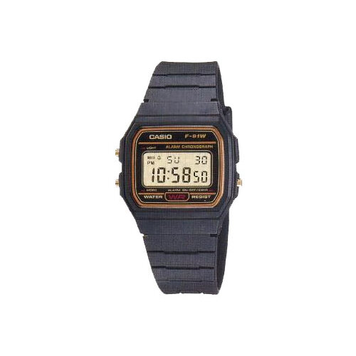 Наручные часы CASIO Collection F-91WG-9, черный, желтый