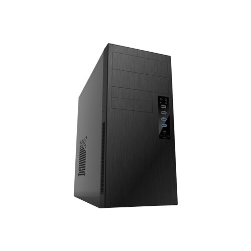 Компьютерный корпус Powerman ES863 450 Вт, черный