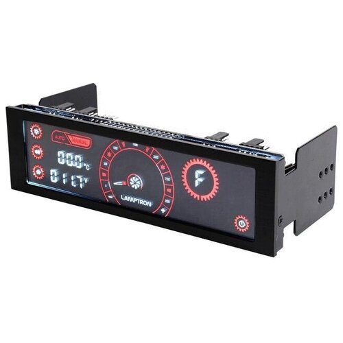 5,25 Панель Lamptron CM430 PWM контроллер вентилятора - черный / красный/синий