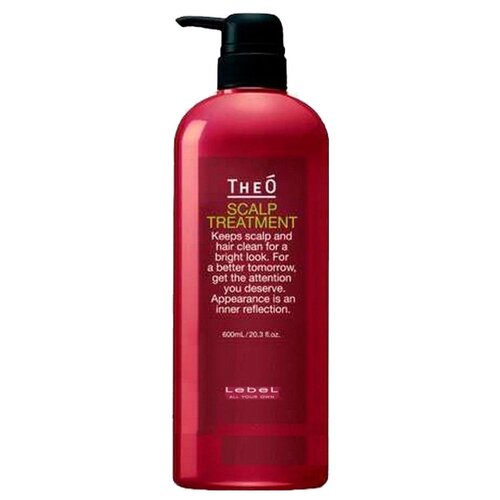 Lebel Cosmetics Маска от выпадения волос для мужчин Theo Scalp Treatment, 600 мл