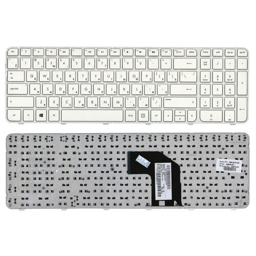 Клавиатура для ноутбука HP Pavilion G6-2000 белая, с рамкой
