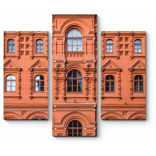Модульная картина Классический фасад в русском стиле100x90