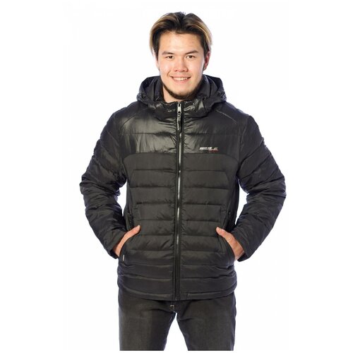 Куртка INDACO FASHION, размер 54, черный