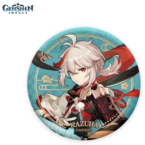 Значок Genshin Impact Геншин Импакт Inazuma Character Can Badge Kaedehara Kazuha 6974096538102