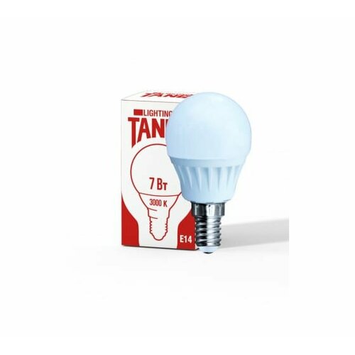 Лампа TANGO LED G-45 шар 7W E14 3000K (N) 220V