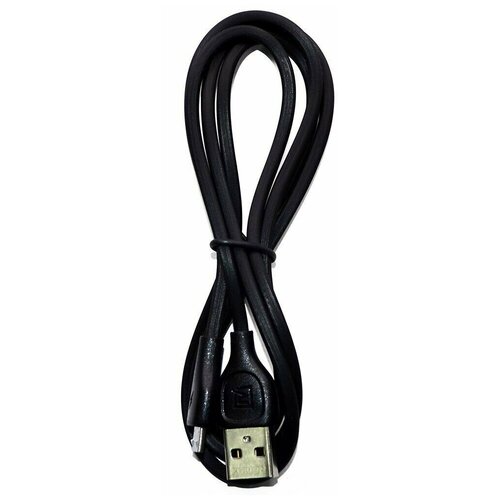 USB кабель REMAX RC-160m Lesu Pro MicroUSB, 1м, TPE (черный)