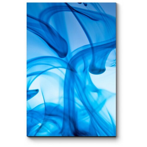 Модульная картина Многогранный синий 20x30