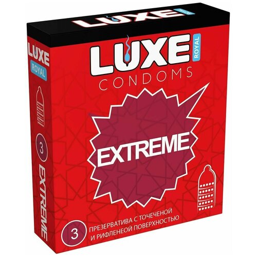 Текстурированные презервативы LUXE Royal Extreme -