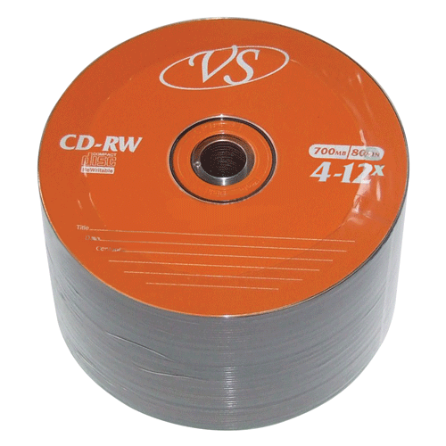 VS VSCDRWB5001 Оптический диск CD-RW VSCDRWB5003