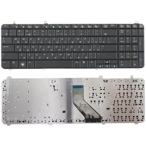 Клавиатура для ноутбука HP Pavilion DV6-1100 матовая черная