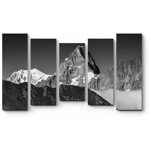 Модульная картина Величественные горы 120x72
