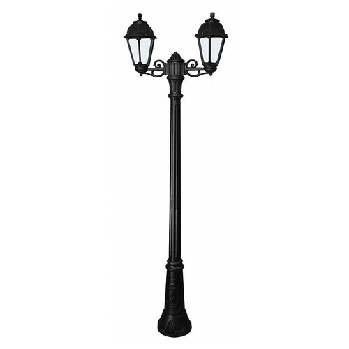 Fumagalli Уличный светильник Gigi Bisso/Saba K22.156.S20.AYF1R, E27, 120 Вт, цвет арматуры: черный, цвет плафона белый