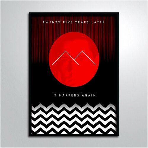 Постер в раме/Твин Пикс Дэвид Линч Занавес Twin Peaks