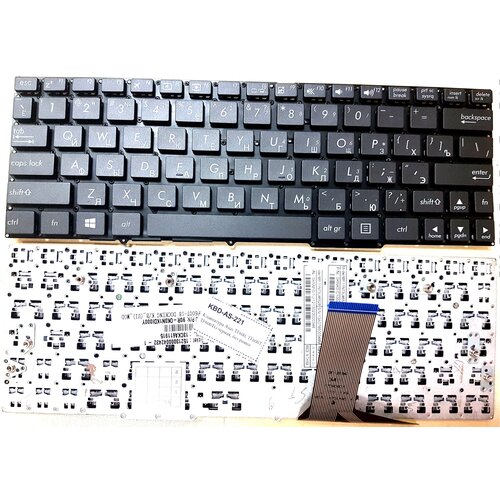 Клавиатура для ноутбука Asus TF600, TF600T, TF600TG черная, без рамки