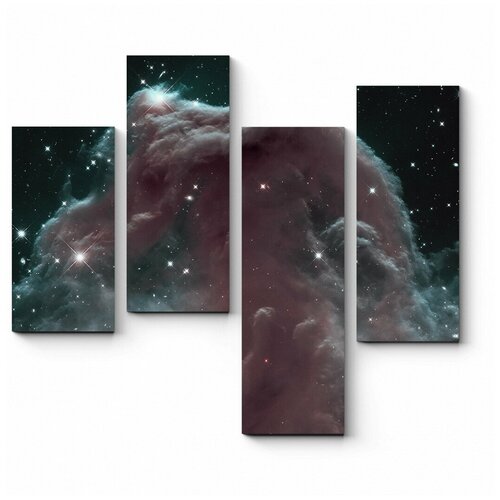 Модульная картина Космический туман 94x88