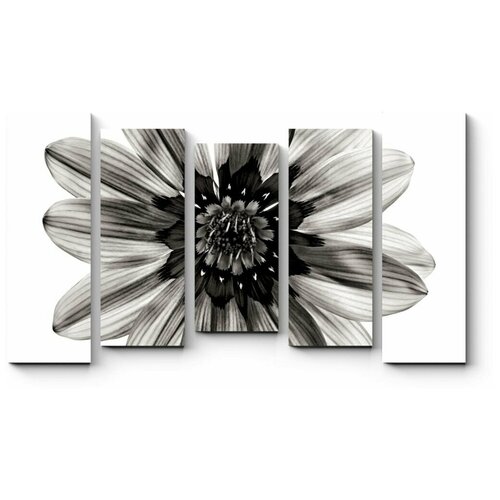 Модульная картина Гармония цветка 130x78