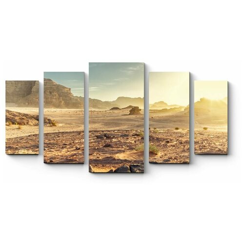 Модульная картина Освещенная солнцем пустыня 190x105