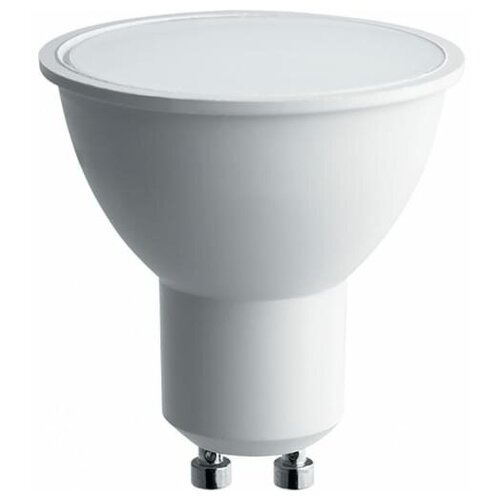 Лампа светодиодная LED 7вт 230в GU10 теплый (SBMR1607) | код 55145 | SAFFIT (9шт. в упак.)