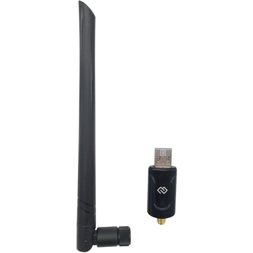 Сетевой адаптер WiFi Digma DWA-AC1300E AC1300 USB 3.0 (ант. внеш. съем) 1ант. (упак:1шт)
