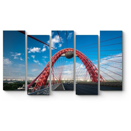Модульная картина Московский мост130x75