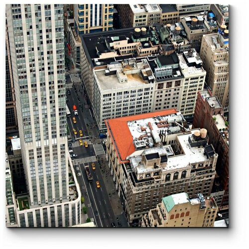 Модульная картина Пасмурный день в Нью-Йорке 110x110
