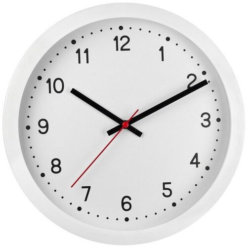 Часы настенные, серия: Классика, d-28 см, белые