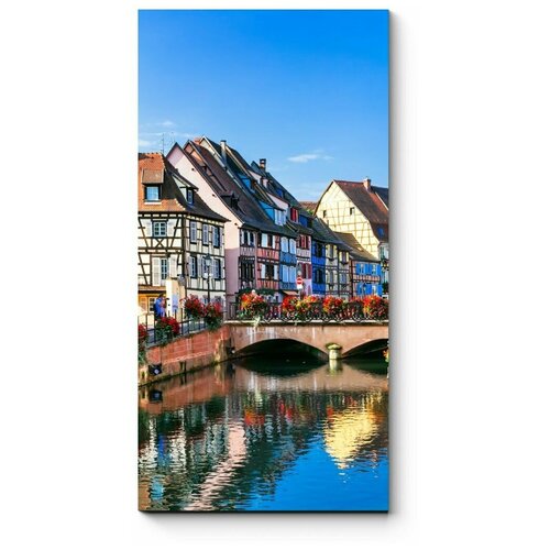 Модульная картина Красивый вид на город Кольмар, Франция50x100