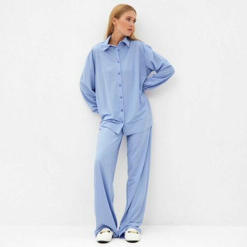 Пижама  Minaku, размер 48, голубой