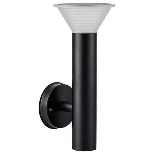 Lightstar Уличный настенный светильник Piatto 379647 светодиодный, 7 Вт, цвет арматуры: черный, цвет плафона белый