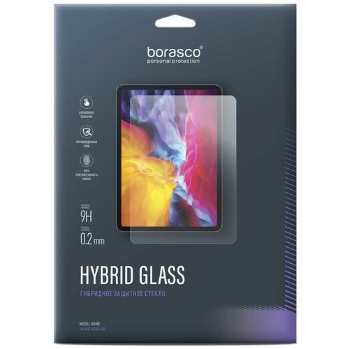 Защитное стекло Hybrid Glass для Samsung Galaxy Tab S8+ 12.4" глянец