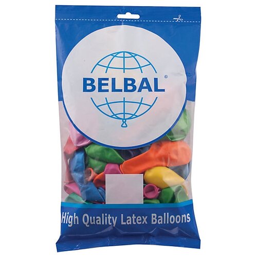 Воздушный шар Belbal 1101-0034, разноцветный, 50 шт.
