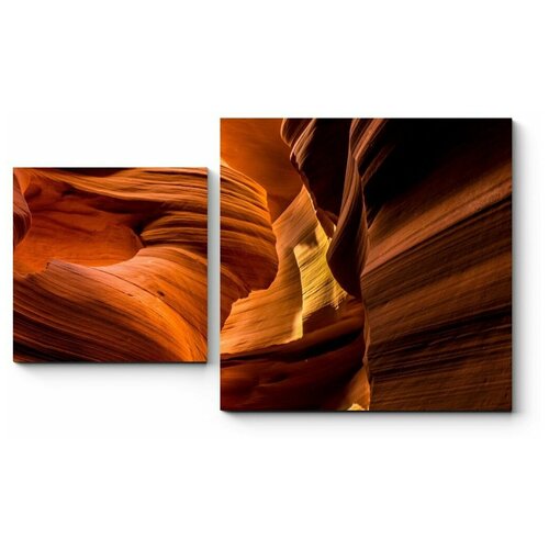 Модульная картина Прекрасные цвета каньона 140x84