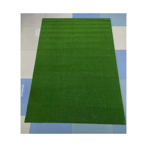 Ковровая дорожка , искусственная трава , декоративное покрытие Carpet World "Травка" , зелёный , износостойкий , 2.00x4.00м