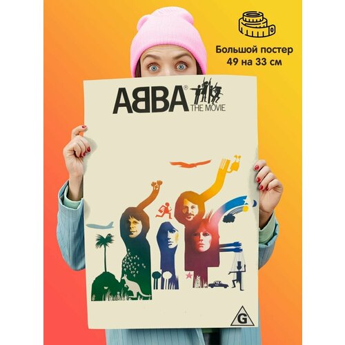Постер плакат ABBA Абба