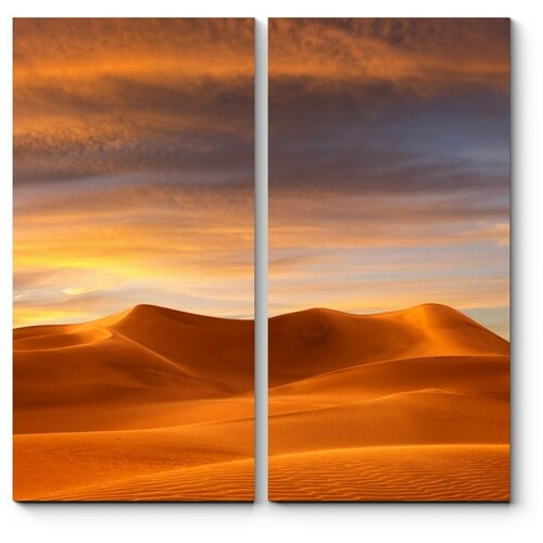 Модульная картина Золотая пустыня 50x50