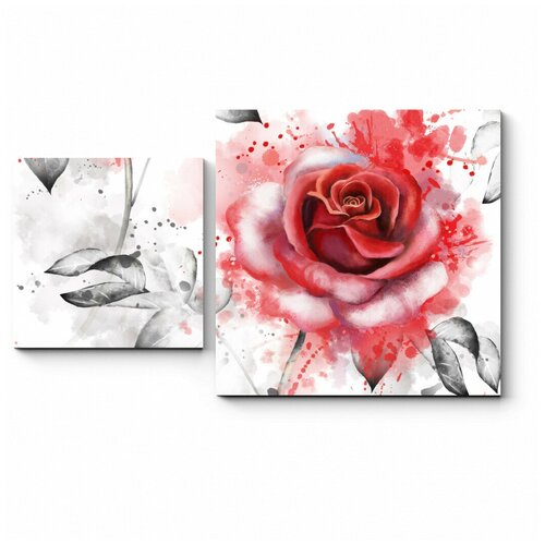 Модульная картина Розы прекрасные 50x30