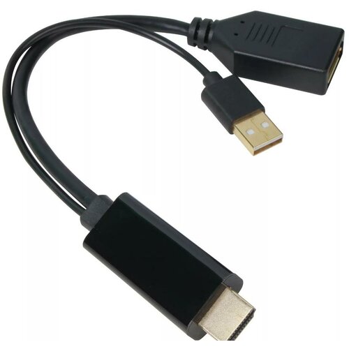 Аксессуар VCOM HDMI +USB - DisplayPort 15cm CG599E-0.15M